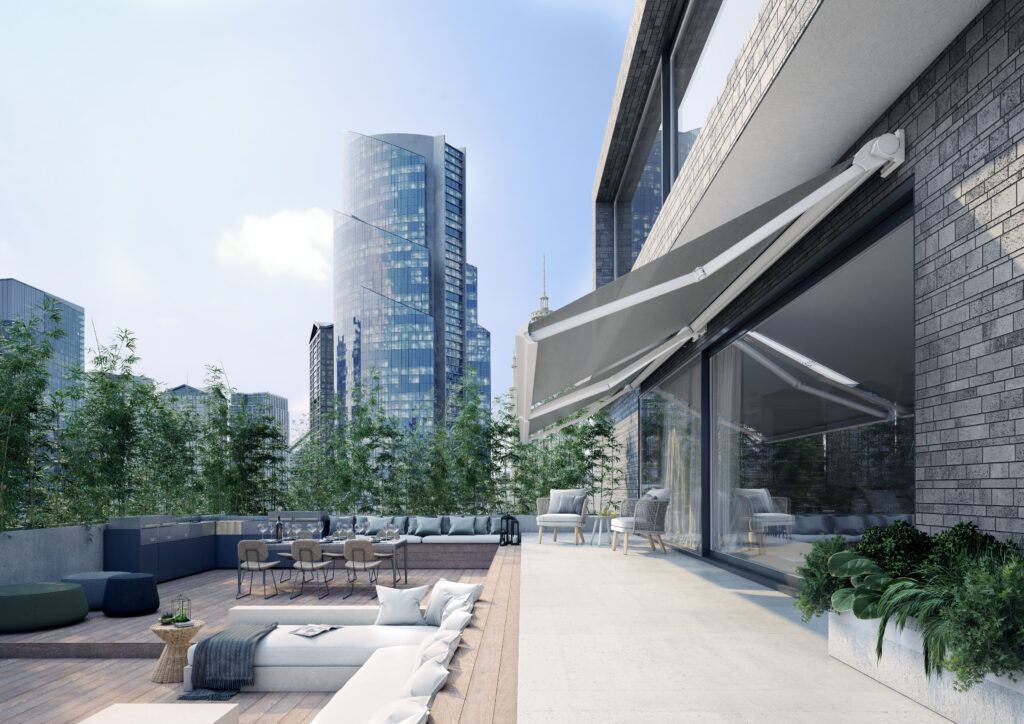 Supporto Tenda con Cassonetto - DOMEA - Bat Group